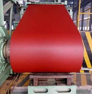 China 1.2*1010mm Red Pre Painted Galvanized Steel Coil for sale