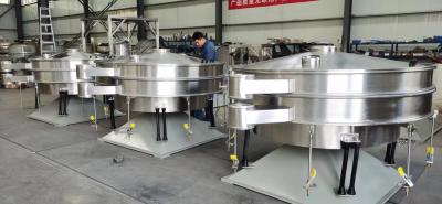 China High Frequency Rotary Vibrating Screens Plant Powder Sieve Shaker Machine for sale