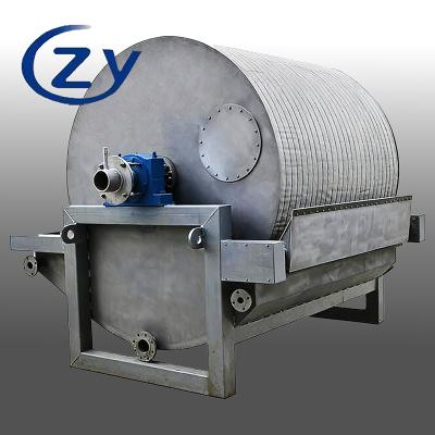China Compact Structure Vacuum Drum Filter with Low Energy Consumption and Stainless Steel SS304 for Starch Dewatering for sale