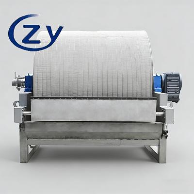 China Adjustable Speed Vacuum Drum Filter Automatic Dewatering Equipment for Tuber Starch for sale