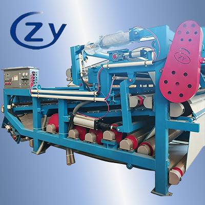 China Heavy Duty Belt Dehydration Filter for Cassava Starch Fiber Dewatering in Food Processing Industry for sale