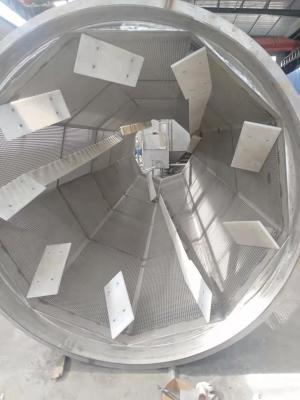 China Carbon Steel Fresh Potato Rotary Washing Machine 20t/H 15kw for sale