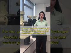 In-tank vertical chemical pumps for spray treatment of hydrogen fluoride waste gas
