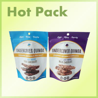 China Food Grade Undercover Quinoa Chocolate Snack Stand Up Packaging Pouch for sale