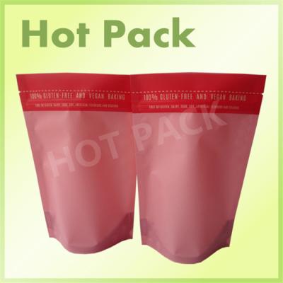 China Aluminum Foil Stand up Pouch Whey Protein Powder Packaging Bag with Zipper for sale