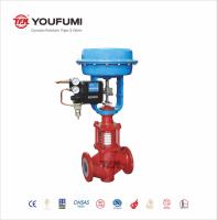 China Pneumatic Globe PFA Lined Control Valve DIN Standard Paper Making Use With Bellow for sale