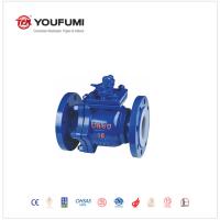 China Casting PFA Lined Ball Valve Full Lined PN16 DN65 With WCB Body Material for sale