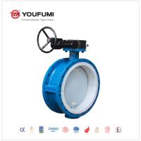 China DIN Standard PTFE Lined Butterfly Valve for sale