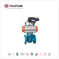 China Pneumatic PFA Lined Plug Valve DIN Standard Casting material With Light Torque for sale
