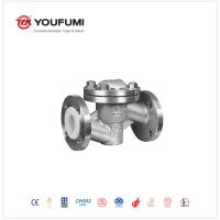 China Low Pressure Silent PFA Lined Check Valve Casting Material corrosion resistant for sale