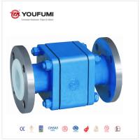 China Low Pressure Silent PFA Lined Check Valve Casting Material corrosion resistant for sale