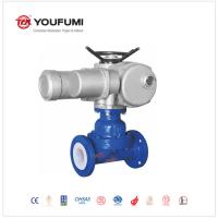 China PTFE Lined Diaphragm Valve For PVC for sale