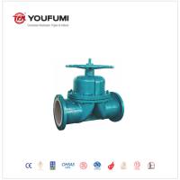 China PTFE Lined Diaphragm Valve For PVC for sale