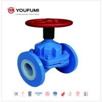 China Fluoroplastic PTFE Lined Diaphragm Valve for sale