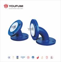 China Carbon Steel PTFE Lined Pipe 90 Degree for sale