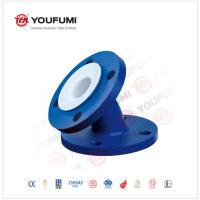 China Carbon Steel PTFE Lined Pipe 90 Degree for sale