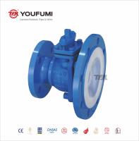 China Discharge Ball Valve with PFA Lined for Corrosion for sale