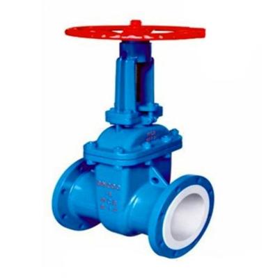 China Zweiweg-PTFE kleidete Schieber mit ausgedehntem steigendem Stamm des Stamm-A216 Wcb aus zu verkaufen