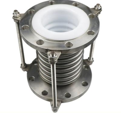 China A105 Flanged PTFE Lined Expansion Joint DN25 Rubber Material PVC Use for sale