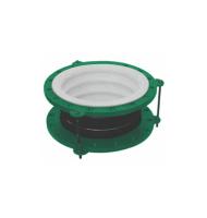 China Petrochemical Rubber PTFE Lined Expansion Joint Composite Bellows Type Equal Shape for sale