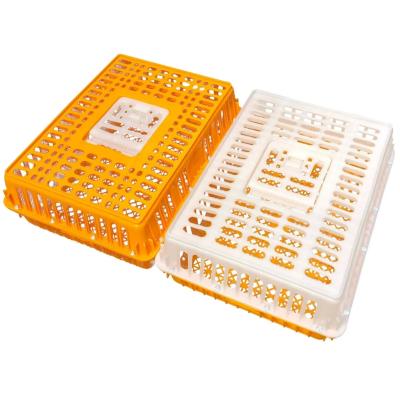 China Broiler Chicken Transport Boxes High Ventilation Chicken Carrier Crate For Secure Shipping for sale