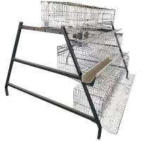 China Automatic A Type Layer Cage 3-4 Tier High Space Utilization Galvanized Structure for sale