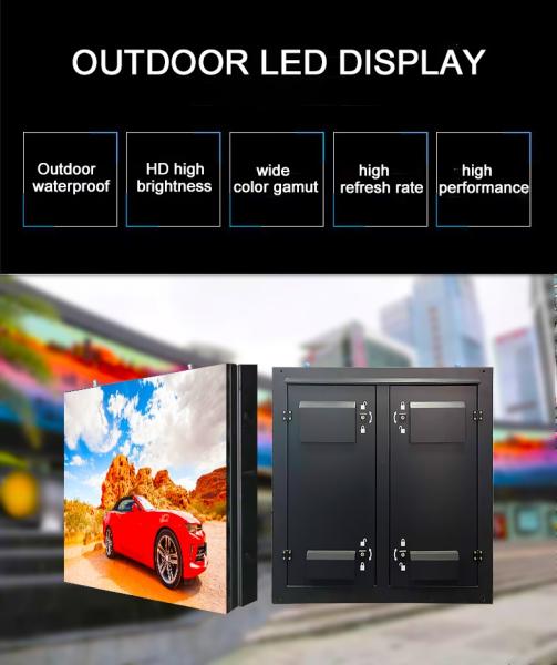 Quality UHLED Outdoor Seamless Splicing Double-sided Column High-definition Highlight for sale