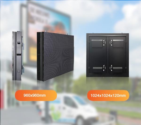 Quality UHLED Outdoor Seamless Splicing Double-sided Column High-definition Highlight for sale