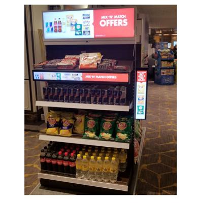 China GOB COB Small Pitch Smart Shelf LED Display LED Display Shelves Customize LED Bar Display Shelf Led Screen for sale