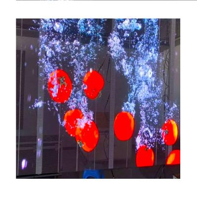 China LED Display Video Wall Digital Signage Big Commercial Advertising Indoor P7.8 Led Display Screen Transparent  Led Video Wall for sale