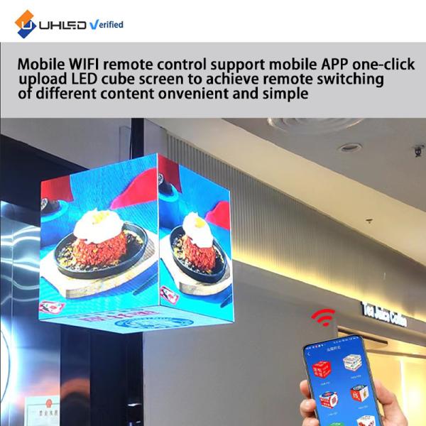 Quality Outdoor Cube LED Screen High Resolution Full Color Advertising Cube Display for sale