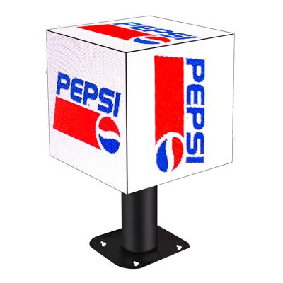 China Retail Retail LED Cube Screen Supermarket Indoor and Outdoor P2 5 P3 Cube LED Display Screen for sale
