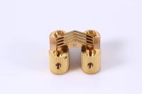China 304 Stainless Steel Soft Close 3D Concealed Hinges for Cabinet Doors Rustproof Adjustable for sale