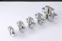 China 304 Stainless Steel 3D Concealed Hinges for Wardrobe Doors Soft Close Adjustable for sale