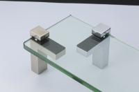 China Stainless Steel Kitchen Cabinet Shelf Support Electroplated Rustproof 25KGS Load Capacity 8mm Length for sale