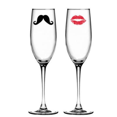 China Custome Wedding Champagne Flutes ,Champagne Glass for sale