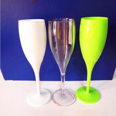China unbreakable champagne flutes/champagne cups with $1.14 per piece for sale