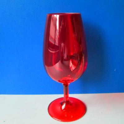 China Unbreakable Tritan Plastic Colorful Wine Glass for sale
