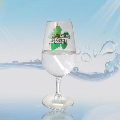 China custom-made clear plastic wine glasses  with logo for sale