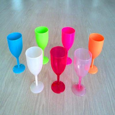 China unbreakable wine cups,plastic wine glasses for sale
