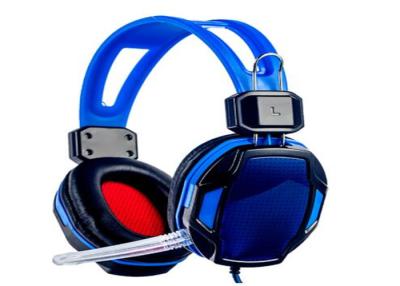 China Noise cancelling headphone SY833MV New Products Braided Cable LED Glowing Gaming LED Headphones for sale