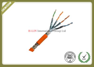 China 24AWG Cat7 STP Network Fiber Cable 1000ft For High Speed Transmission for sale