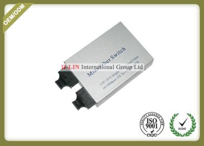 China 10/100M Single Mode To Multimode Fiber Media Converter 2FX+1TP DC 48V/2A 3A for sale
