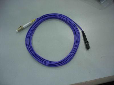 China MTRJ To LC Fiber Optic Patch Cord , Multimode Fibre Patch Leads For Test Equipment for sale