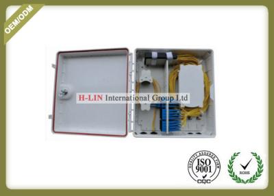 China Outdoor Fiber Optic Termination Box Plastic Splitter Distribution Box 12 Core Drop Cable for sale