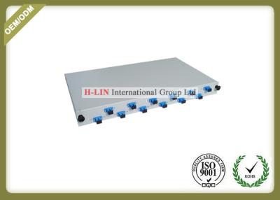 China Sliding Type SC 12 Port Fiber Optic Patch Panel Optical Fiber Distribution Frame for sale
