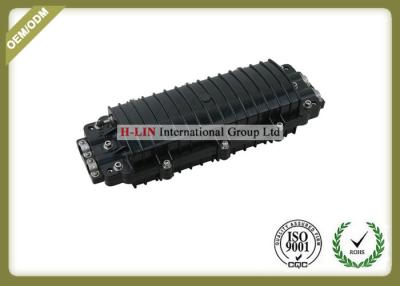 China 48 Cores Horizontal Fiber Optic Closure Inline Type for Splicing and Protection for sale