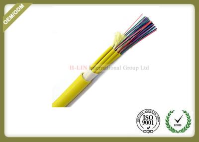 China Indoor Fiber Optic Cable 12 Core Multi-Core Breakout Tight Buffer 1km Length for sale