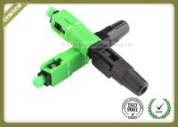 China SC Singlemode UPC APC Fast Fiber Optic Connector 0.2dB Insertion Loss FTTH for sale