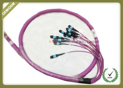 China MPO Optical Patch Cord 144 Core Violet for Industrial Robot Intelligent Systems for sale